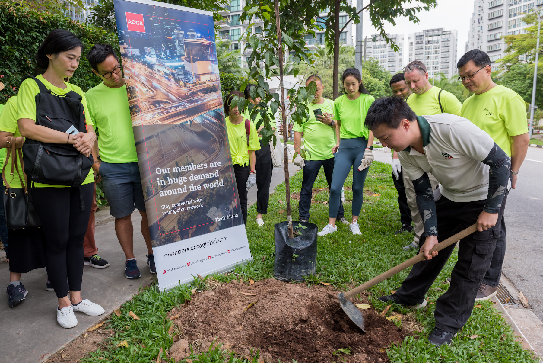 ACCA/NParks Plant a Tree Project - The Luxury Network Singapore
