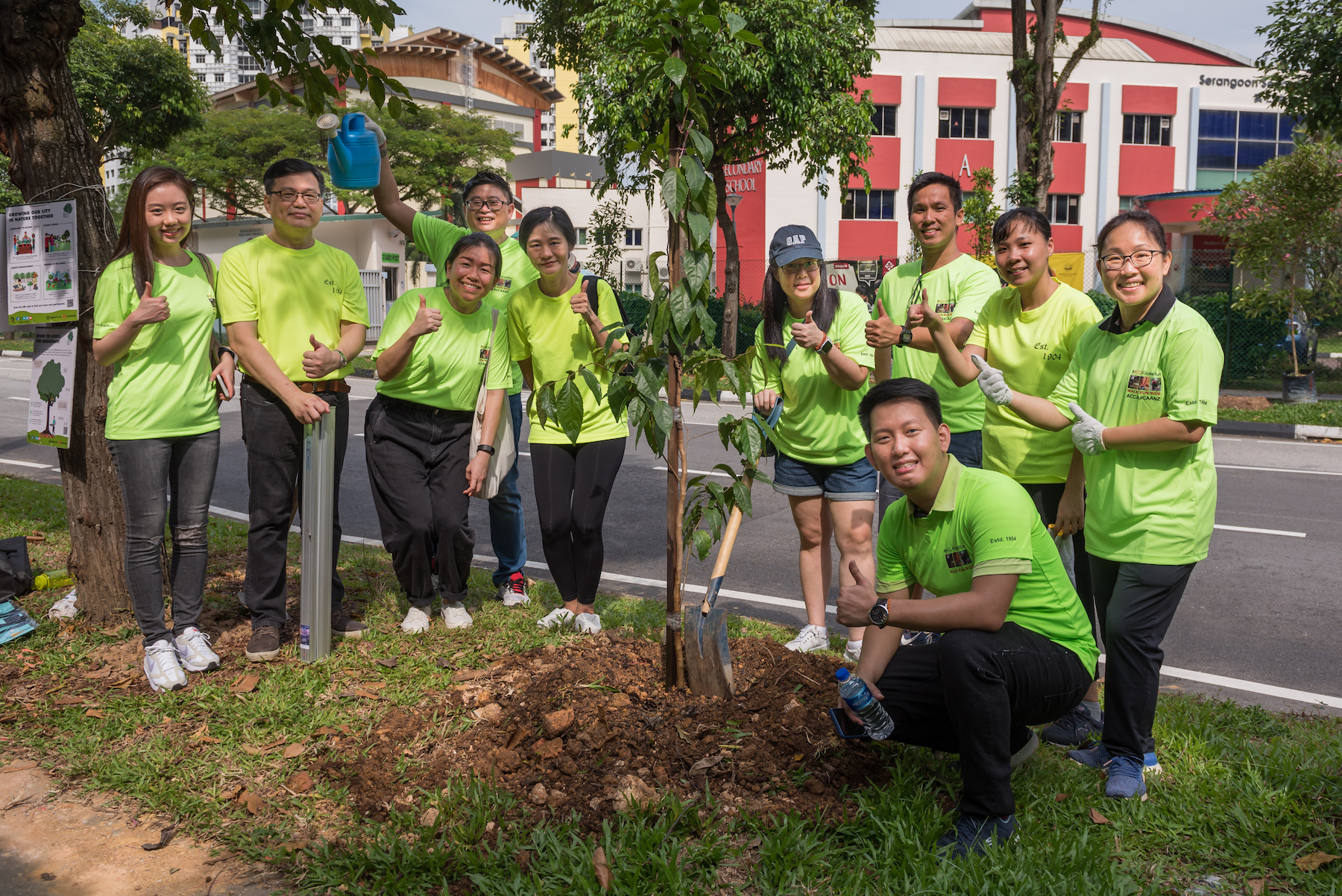 ACCA/NParks Plant a Tree Project - The Luxury Network Singapore